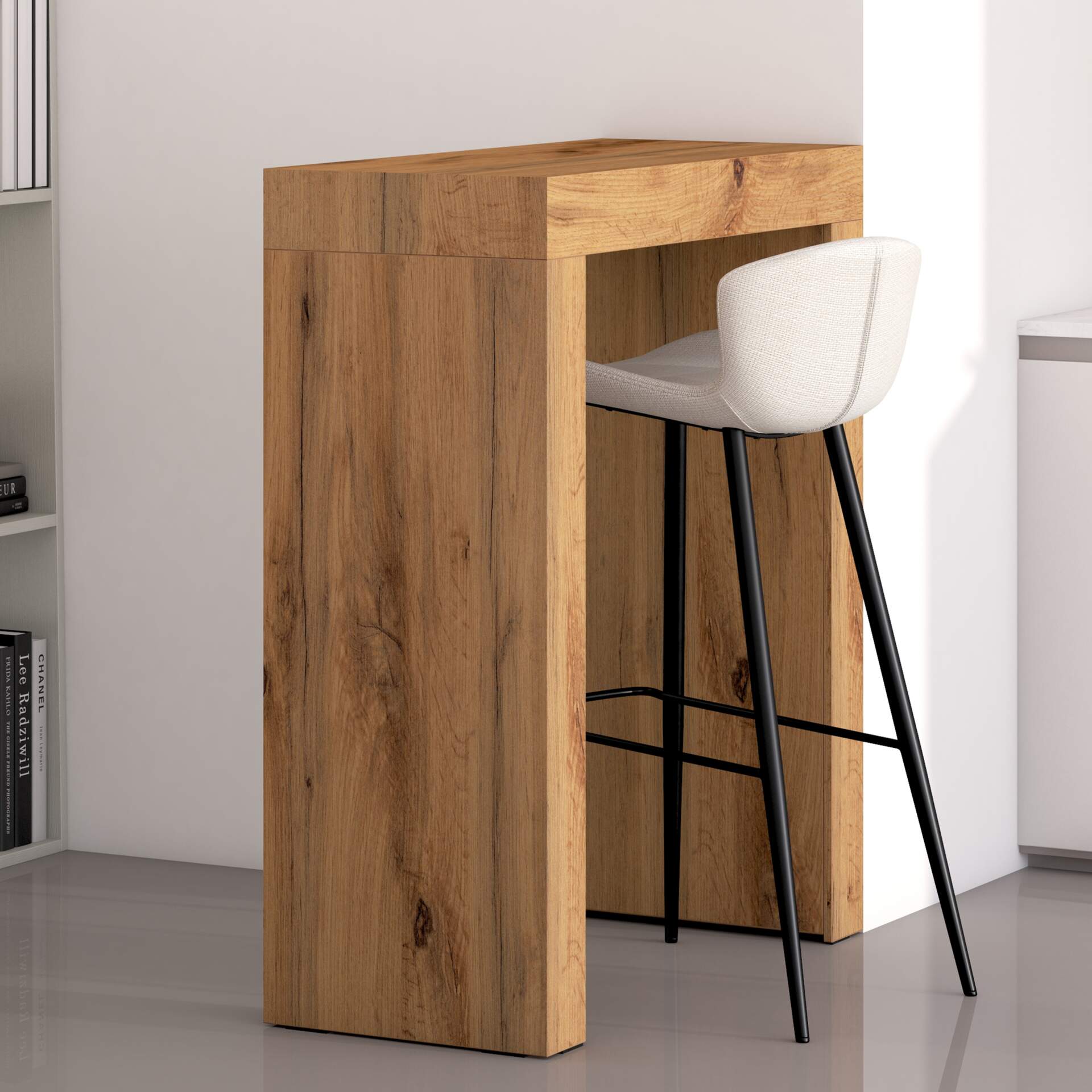 Evolution High Table 90x40, Rustic Oak