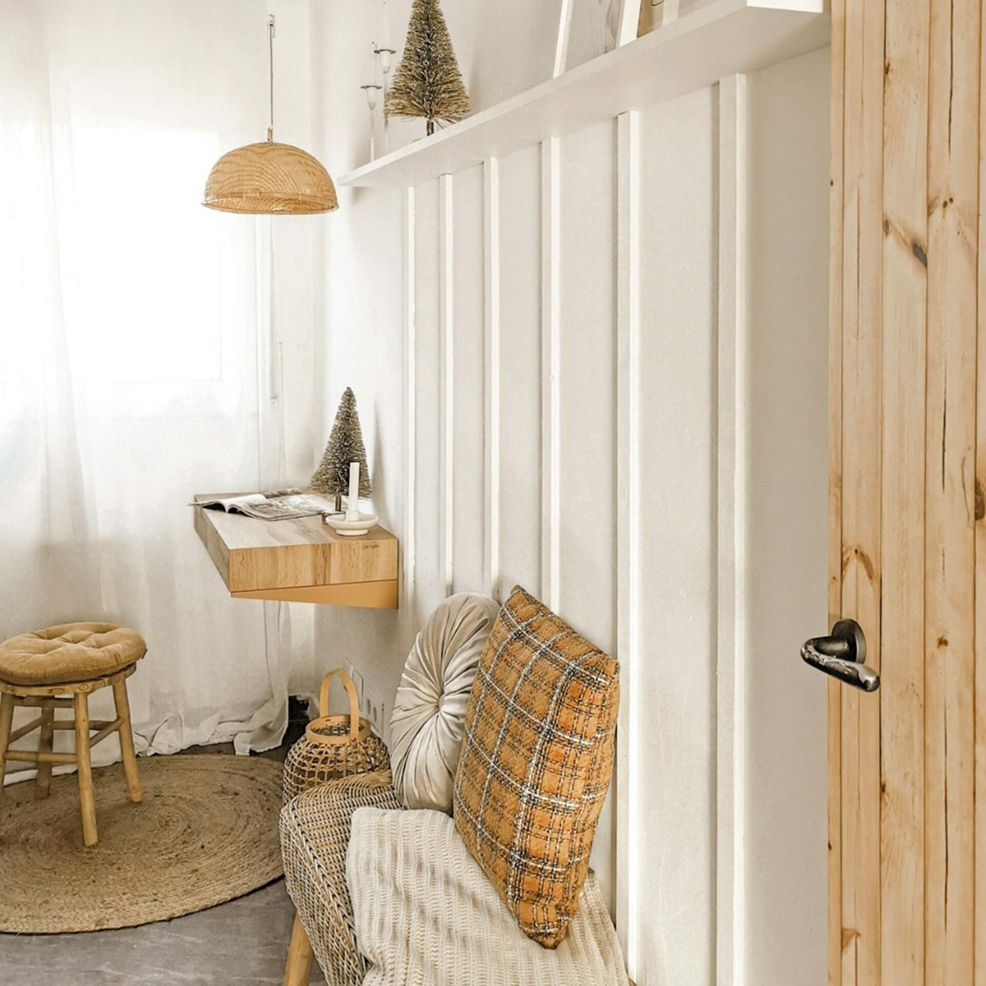 Evolution wall mounted desk 120x40, Rustic Oak