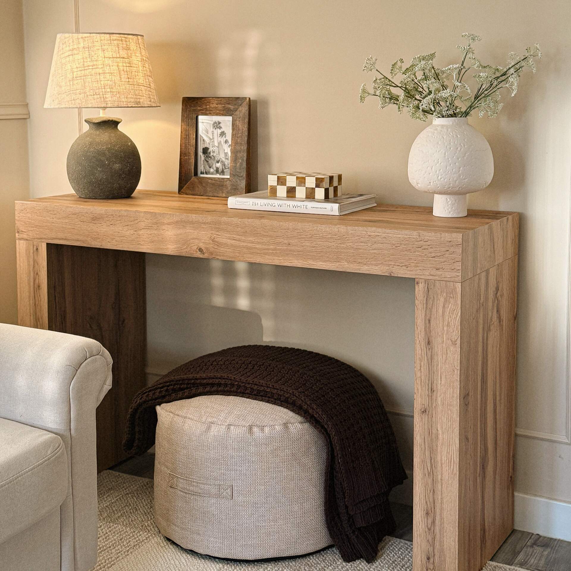 Consola de entrada Evolution 120x40, Madera Rustica