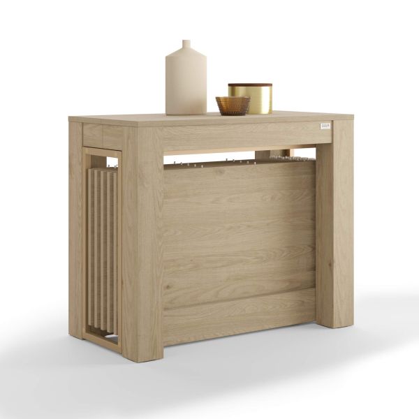Table Console Extensible avec rallonges intégrées, Rachele, 46(306)x90 ...