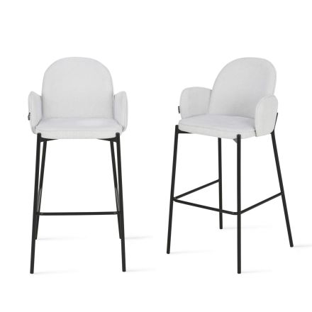 Agata Fabric Stools | Mobili Fiver