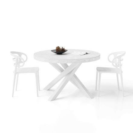 Emma Extendable Round Table - Mobili Fiver
