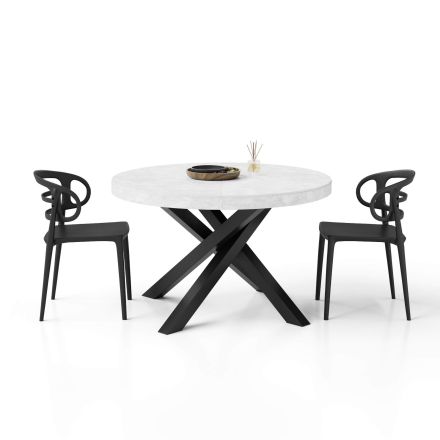 Emma Extendable Round Table - Mobili Fiver