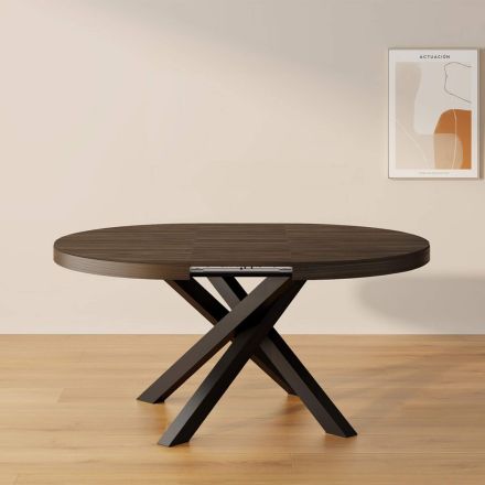 Emma Extendable Round Table - Mobili Fiver