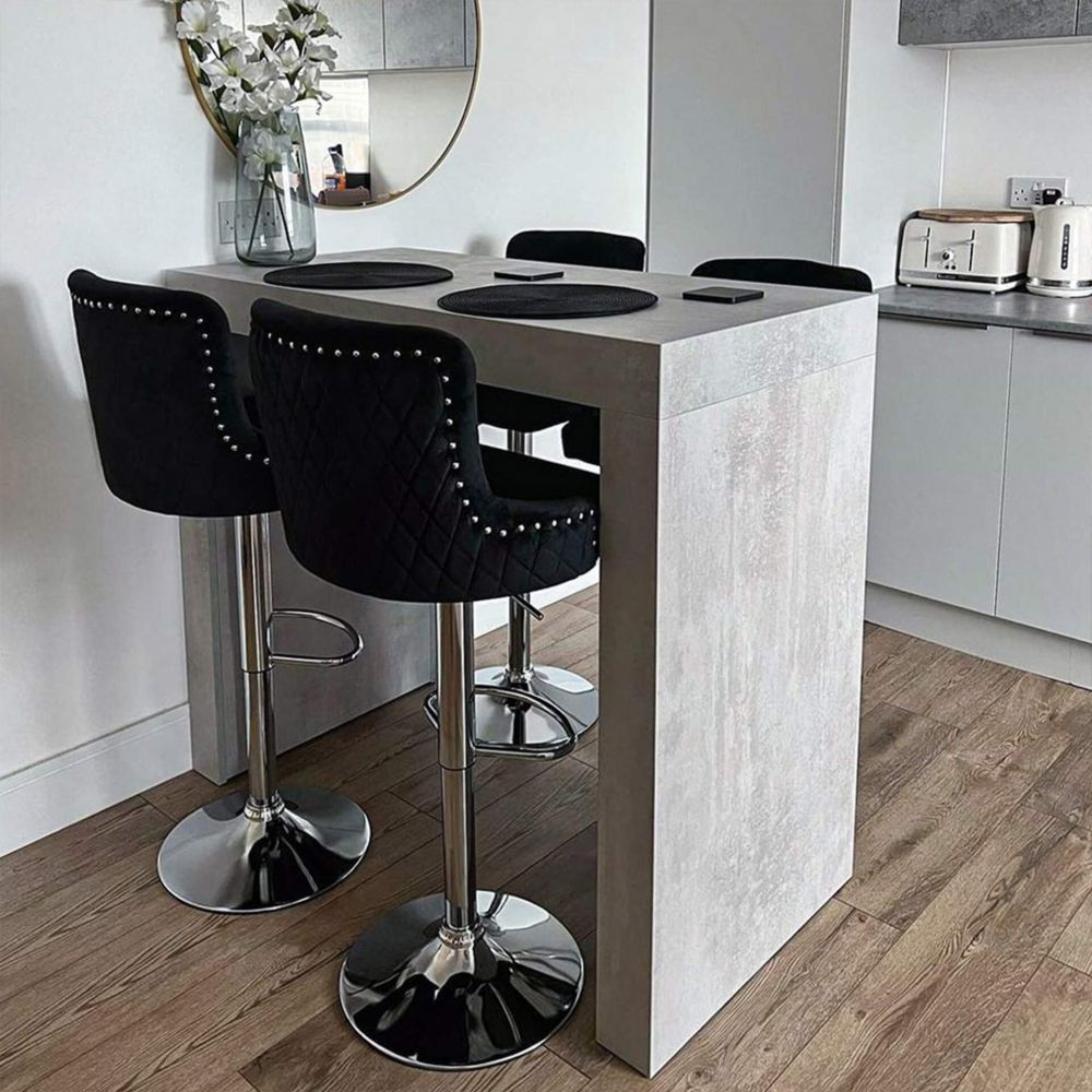 Evolution Hohe Tisch 120x60, grauer Beton