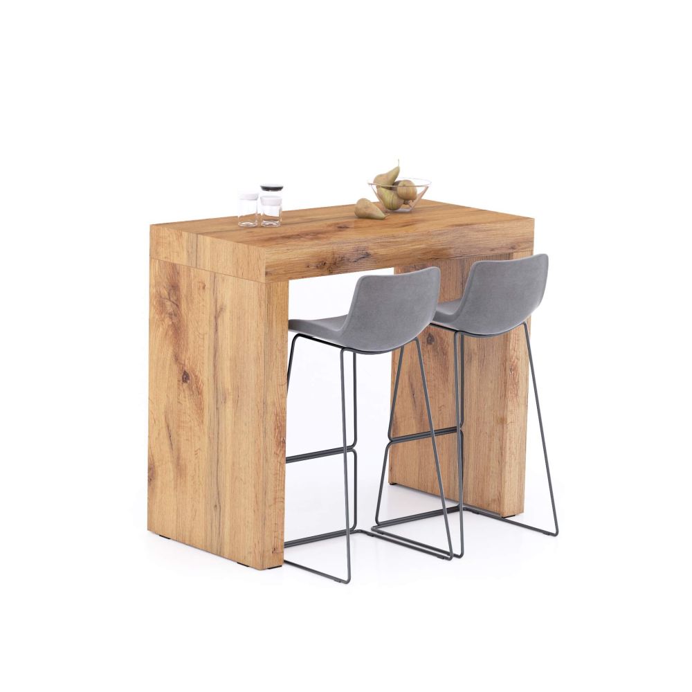 Evolution High Table 120x60, Rustic Oak