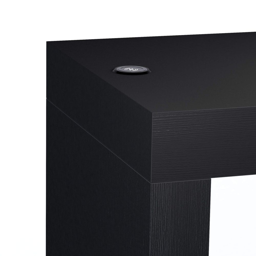 Evolution High Table with Wireless Charger 120x60, Ashwood Black