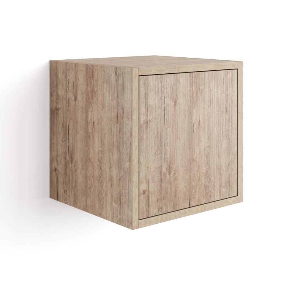 Unidad de pared Iacopo 36 con puerta abatible, color encina