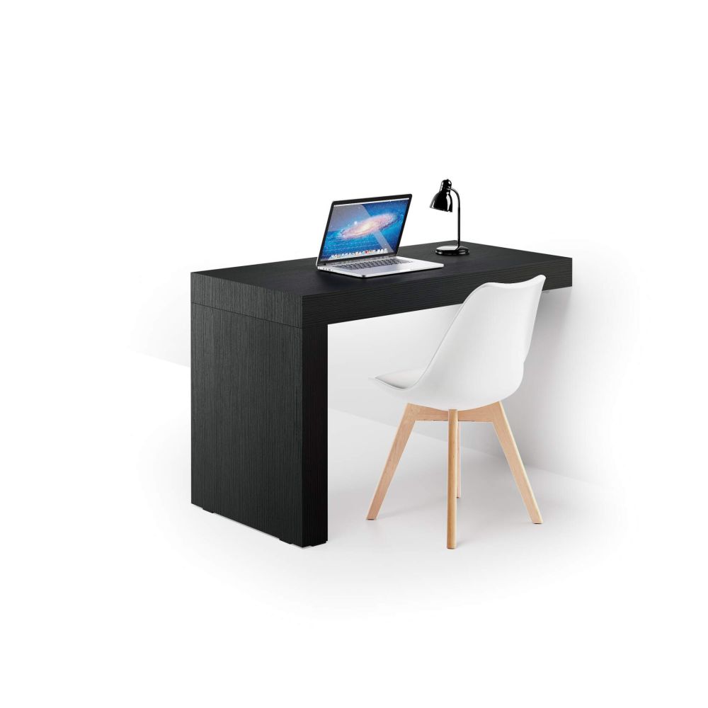 Evolution Desk 120x60, Ashwood Black with One Leg
