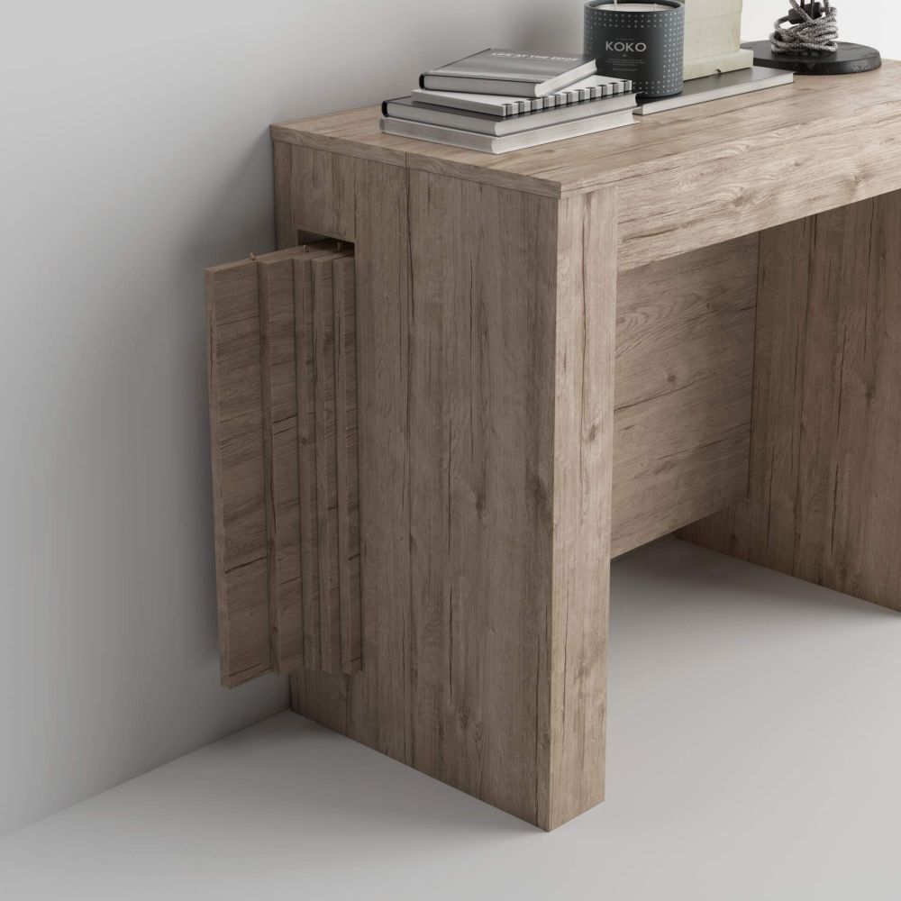 Easy, Extendable Console Table with extension leaves holder, 45(305)x ...