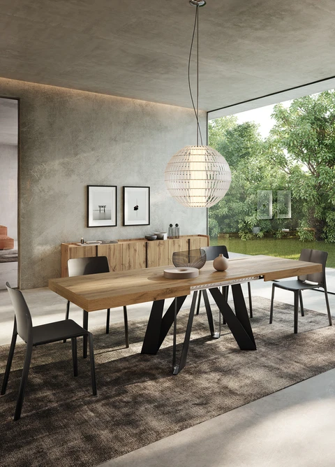 Evolution High Table 180x60, Rustic Oak