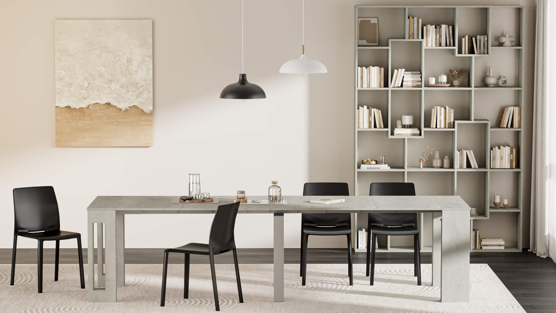 Easy, Extendable Console Table with extension leaves holder, 17.7(120.1 ...