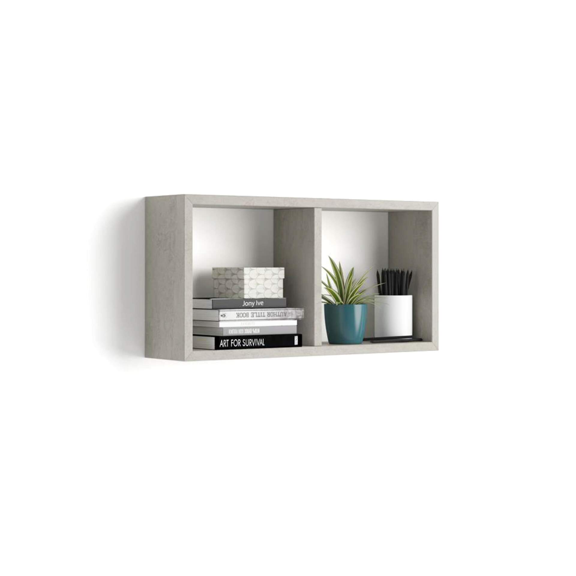 concrete shelf unit