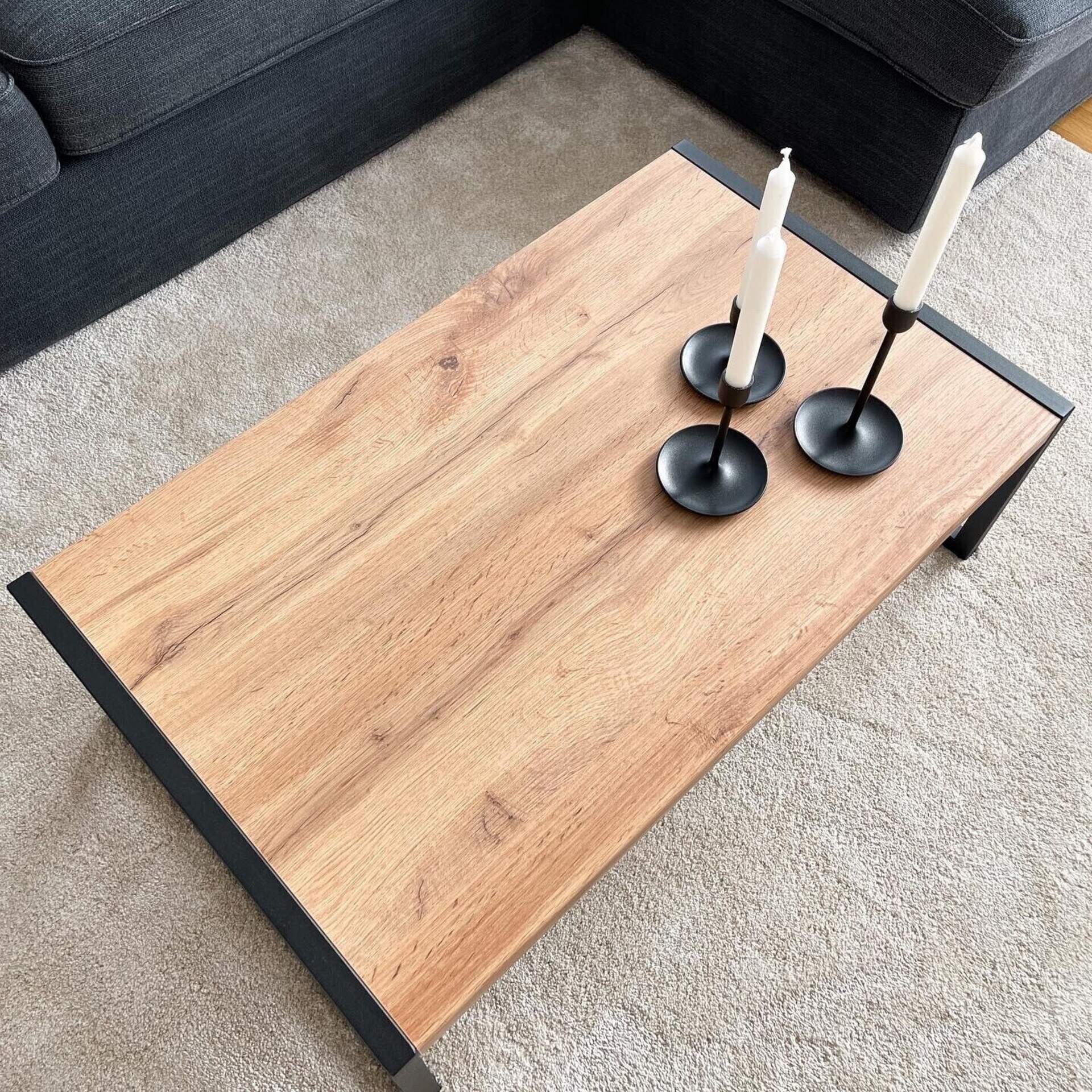 rustic low coffee table