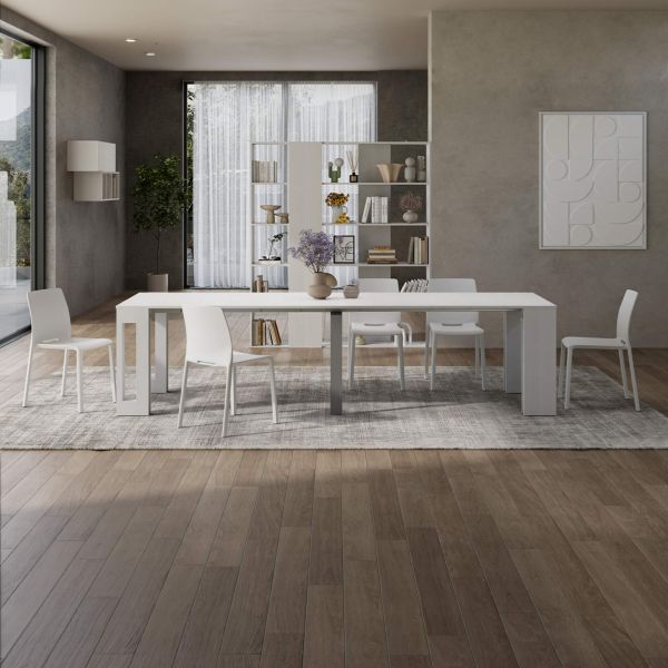 Easy, Extendable Console Table with extension leaves holder, 17.7(120.1 ...