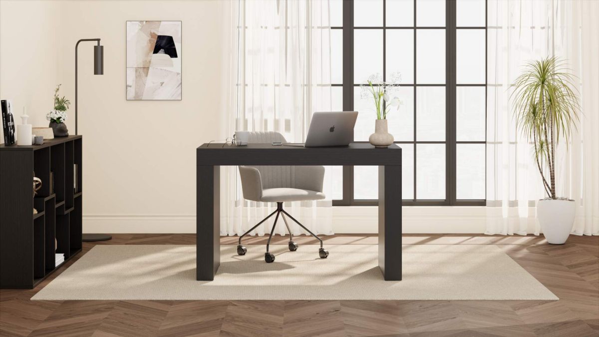 Evolution Desk 47.2 x 23.6 in, Dark Walnut with Two Legs