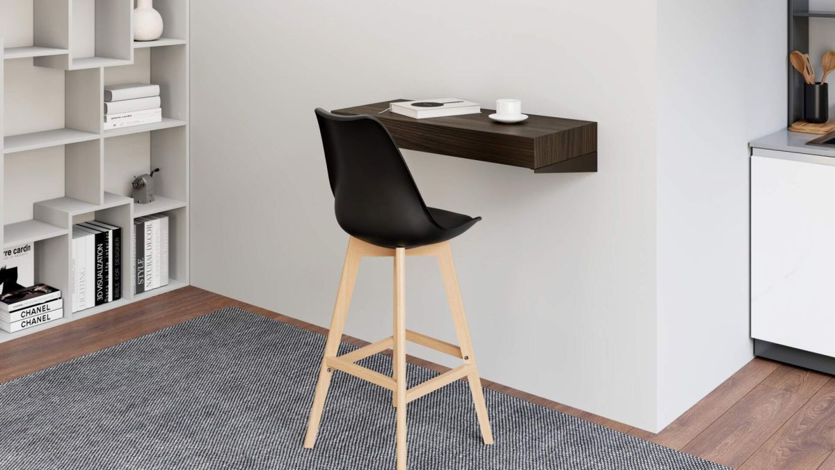 Evolution Extra Large Bar Shelf 35.4 x 15.7 in, Dark Walnut