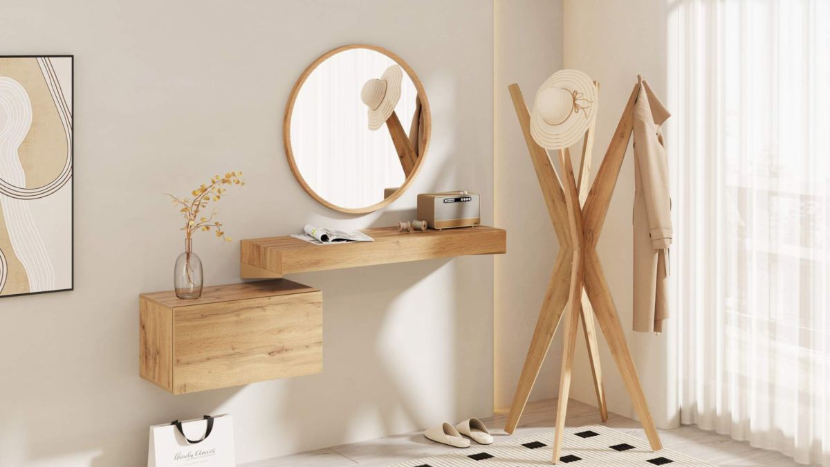 wall hung console table