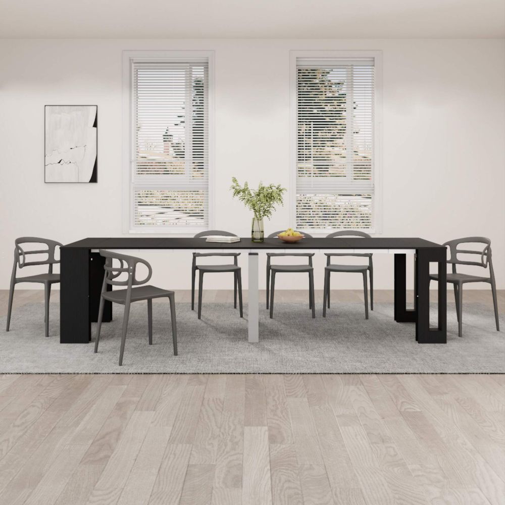 Easy, Extendable Console Table with extension leaves holder, 17.7(120.1 ...