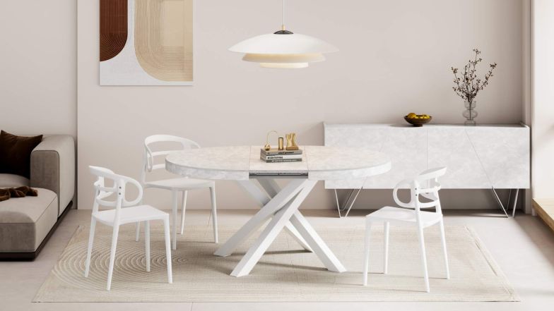 Extendable Round Tables - Mobili Fiver