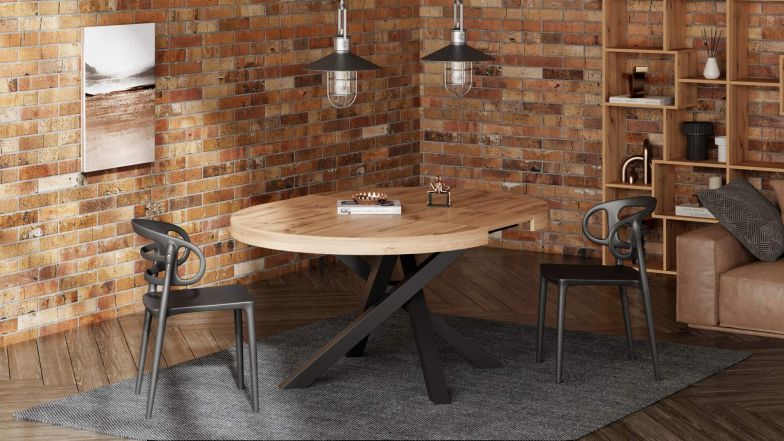 Extendable Round Tables - Mobili Fiver